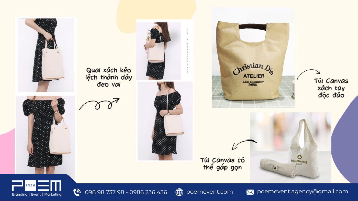 TÚI CANVAS IN LOGO · POEM Event - Công Ty Tổ Chức Sự Kiện